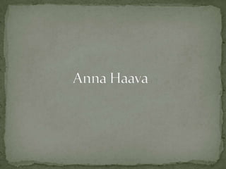 Anna Haava | PPT