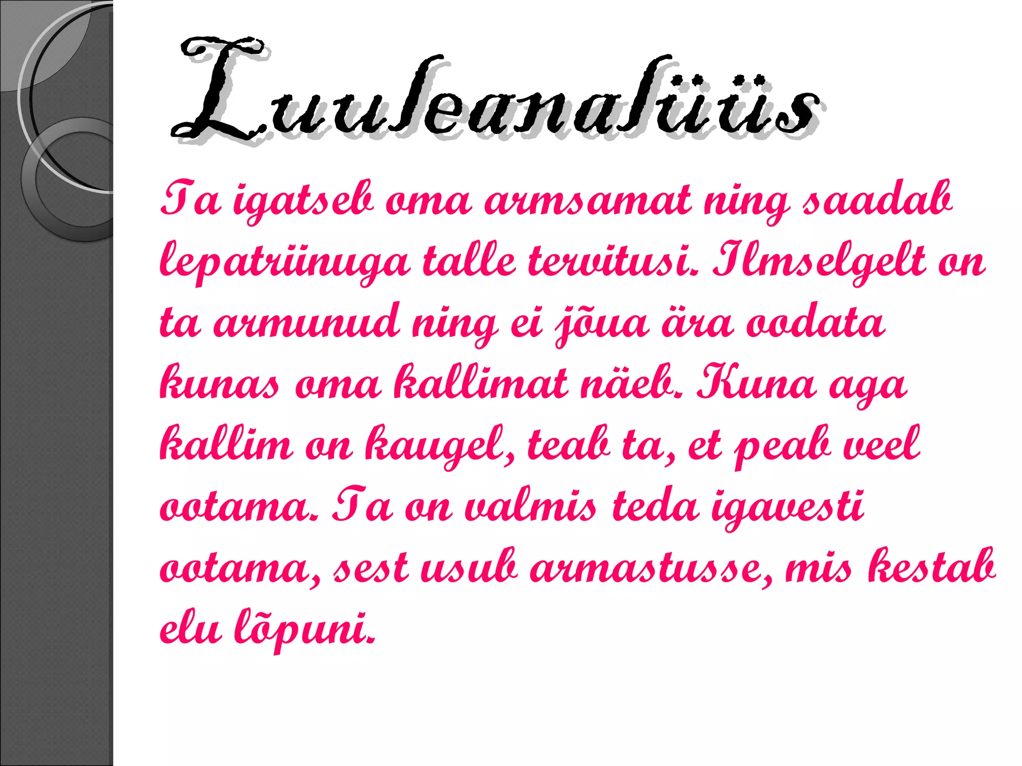 Anna Haava elulugu | PPT