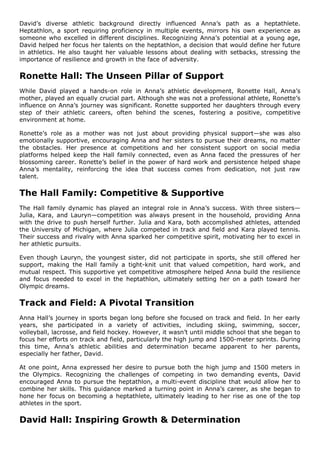 Anna Hall Parents Inspiring Influence on Her Journey.docx