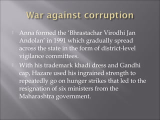 Anna hazare | PPT