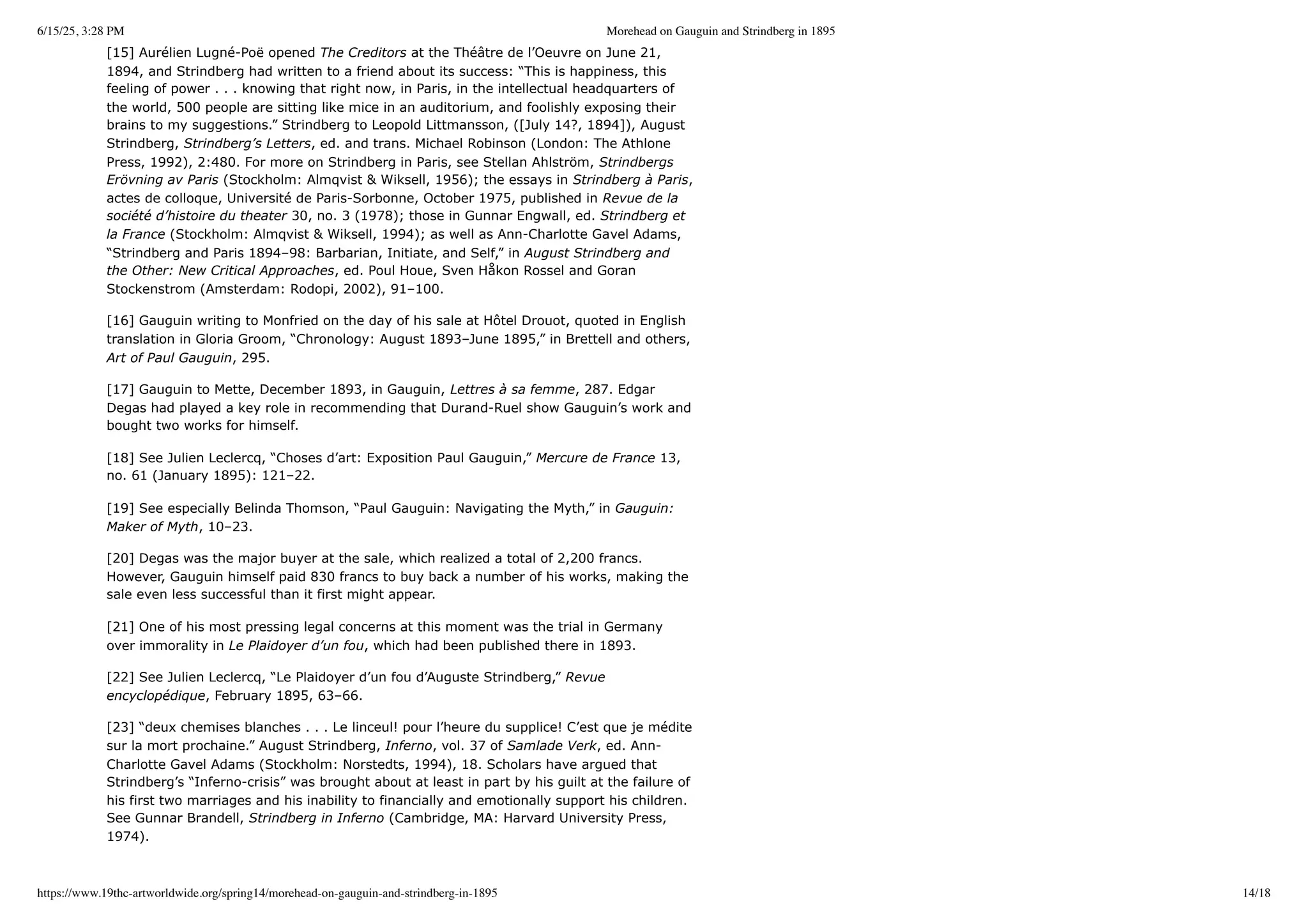 Annah, his young mistress, had ransacked his apartment Morehead on ...