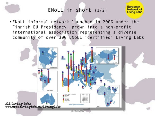 ENoLL @ AAL Forum 2012 | PPT
