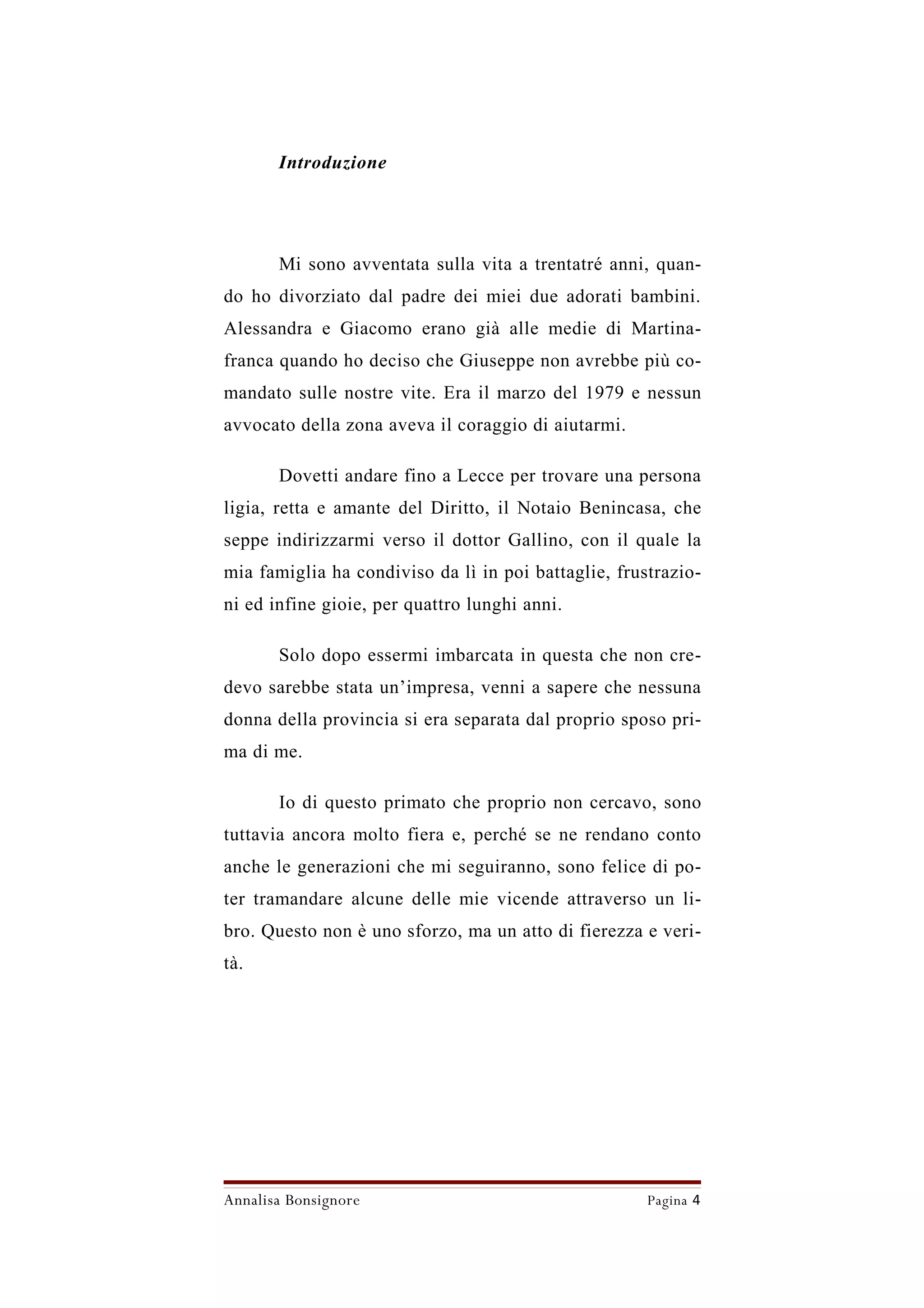 Annalisa Bonsignore Primo Non Prendersela | DOC