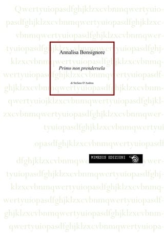 Annalisa Bonsignore Primo Non Prendersela | DOC