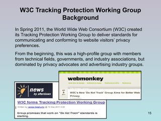 Eprivacy issues and standards -- where do we stand? | PPT