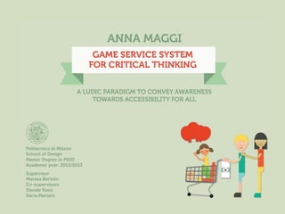 Game Service System Design for Critical Thinking | PPT