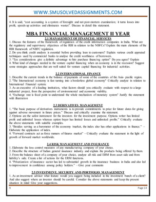 Annamalai solved mba assignments 9967480770 | PDF