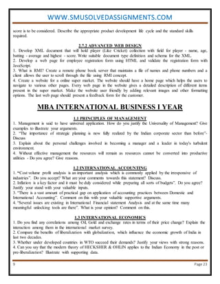 Annamalai solved mba assignments 9967480770 | PDF