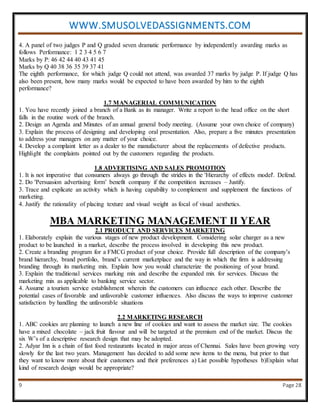 Annamalai solved mba assignments 9967480770 | PDF