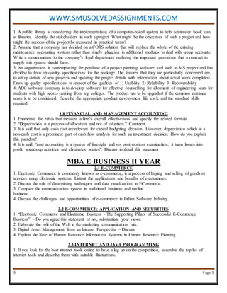 Annamalai solved mba assignments 9967480770 | PDF