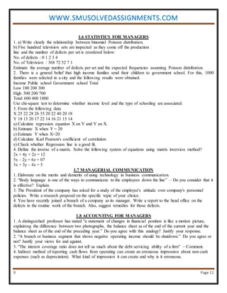 Annamalai mba 2020 21 assignments | PDF