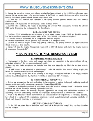 Annamalai mba 2020 21 assignments | DOCX