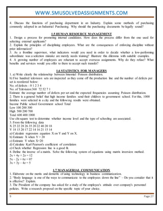 Annamalai mba 2020 21 assignments | DOCX