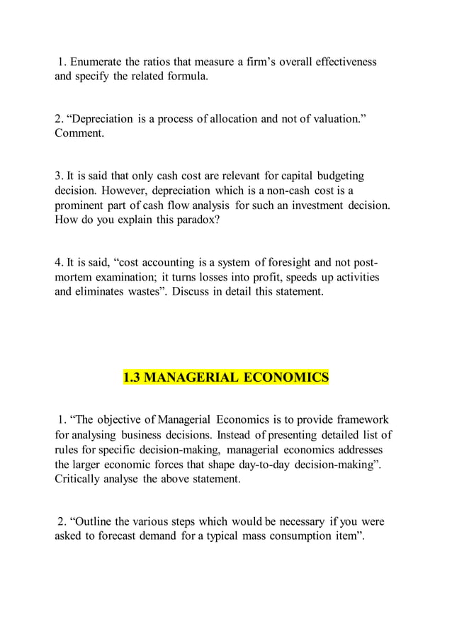 Annamalai MBA General 346 Solved Assignment 2020 | PDF