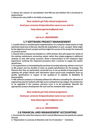 Annamalai university solved assignments 2020 | PDF