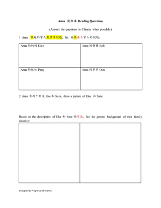 Anna Meibanfa Reading Questions | DOCX