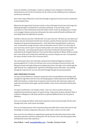 High Value Tourism: Low Volume Footprints | PDF