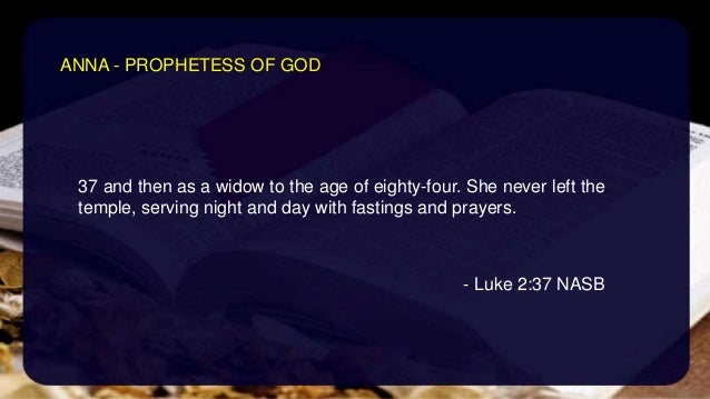 Anna prophetess of god