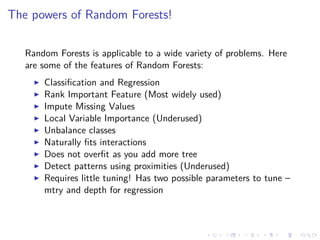 Random Forests: The Vanilla of Machine Learning - Anna Quach | PPT