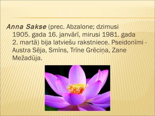 Anna sakse md | PPT