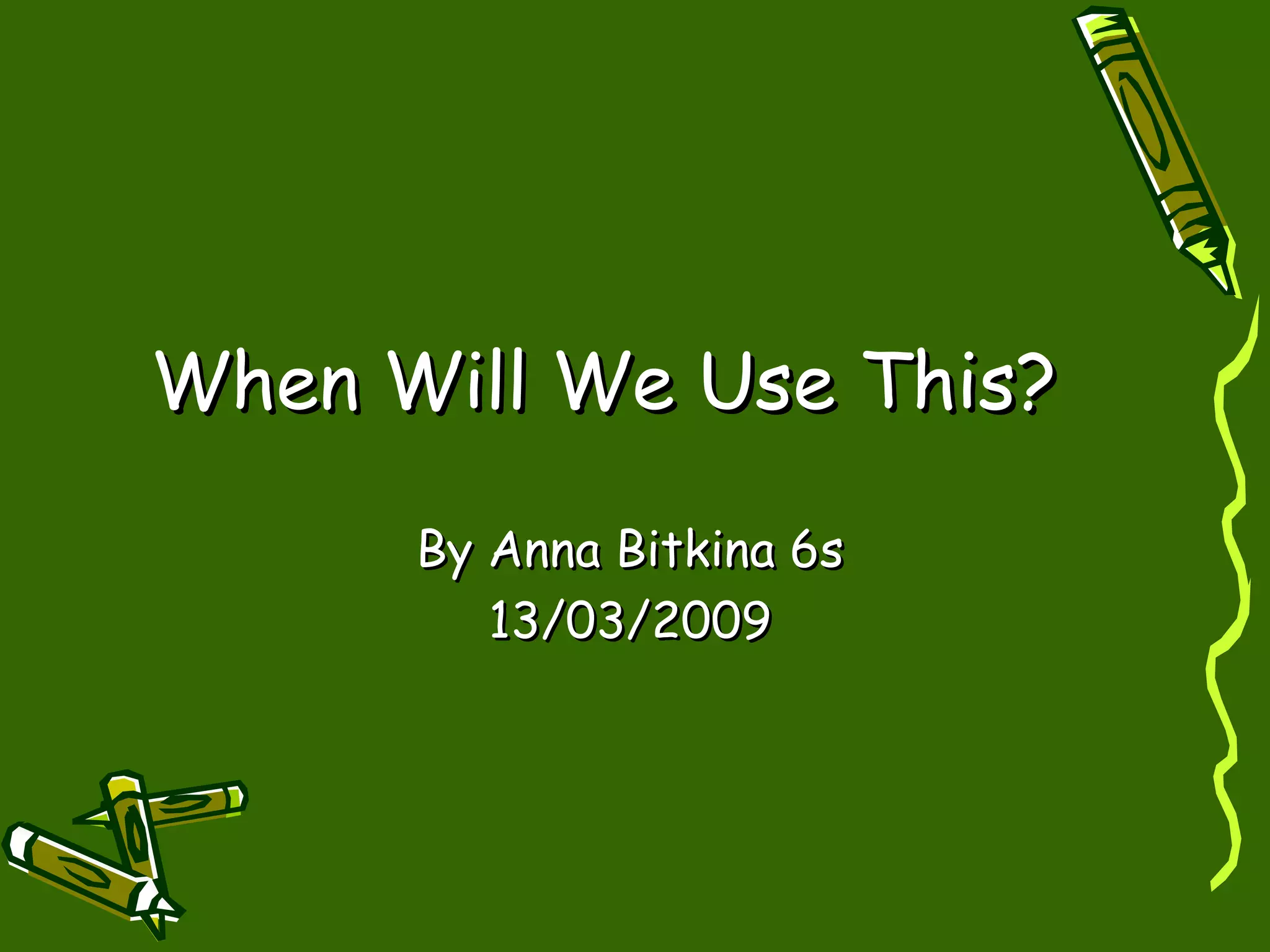 Annas Math Project | PPT
