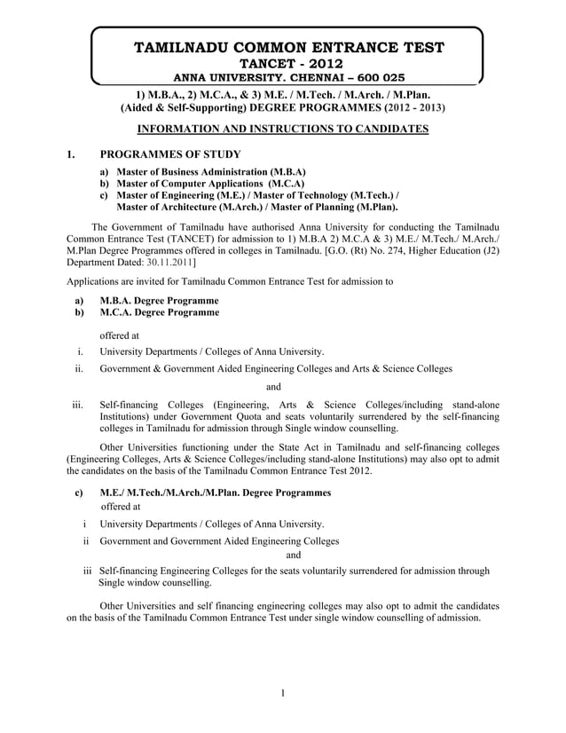 Anna university | PDF | Education industry | Industries