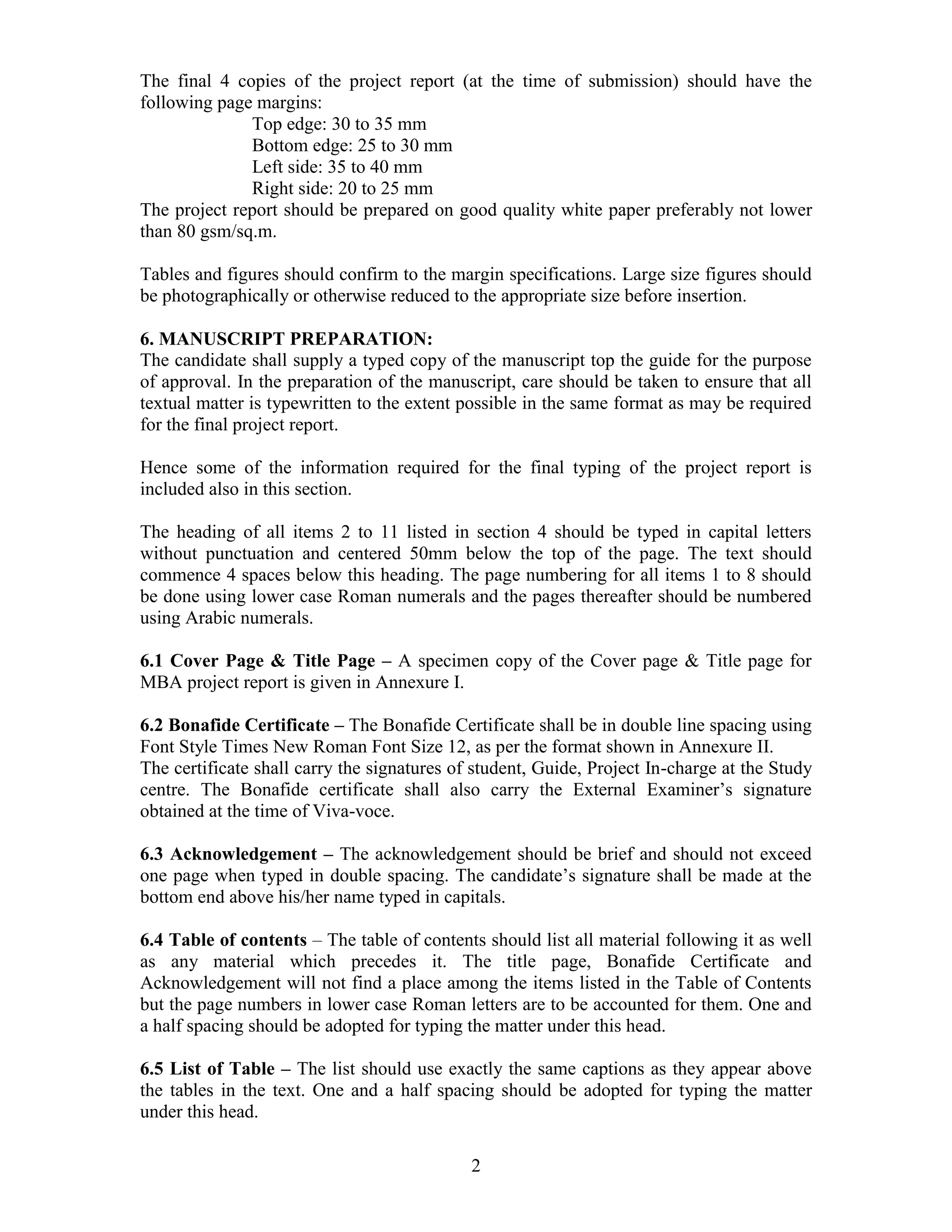 Anna university project guidelines (1) | DOC