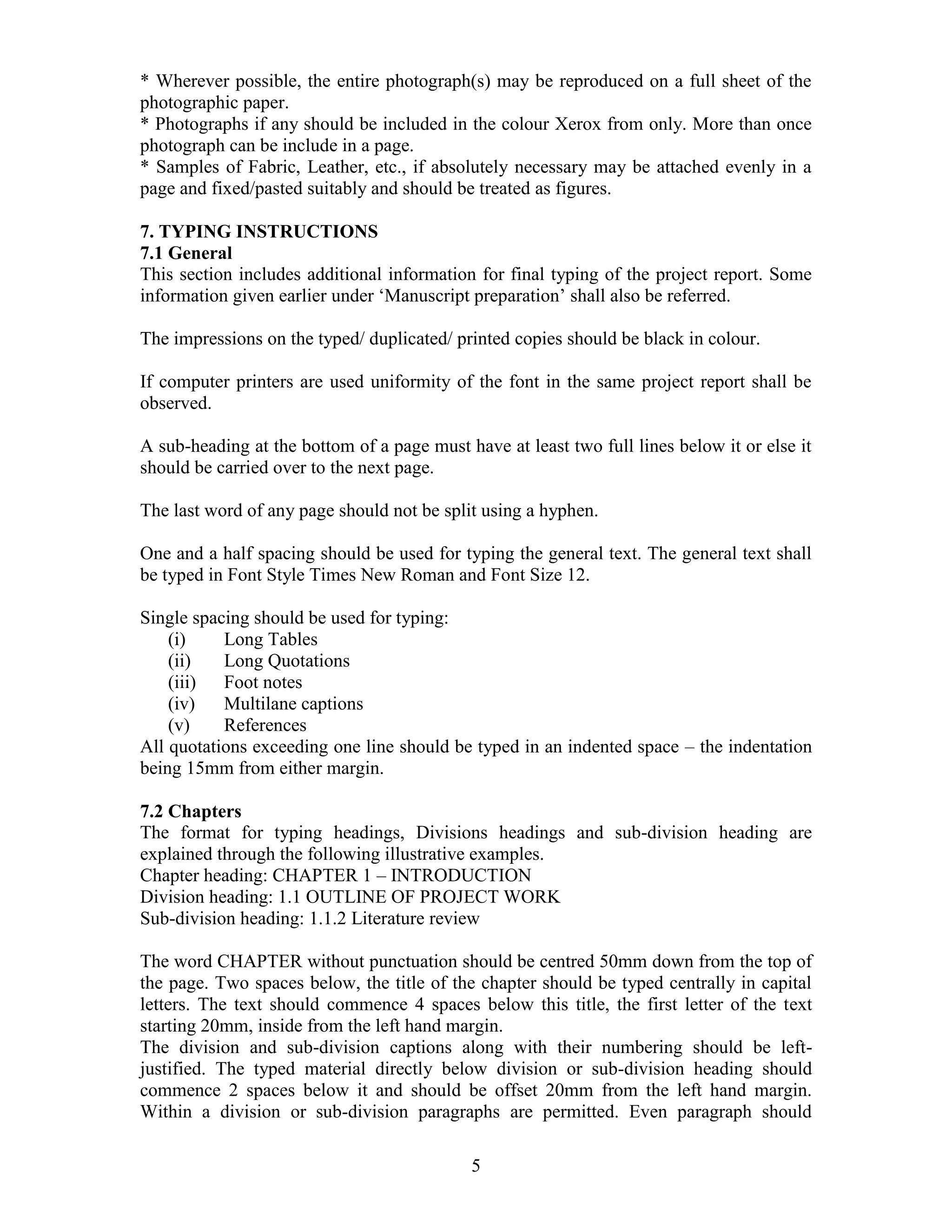 Anna university project guidelines (1) | DOC