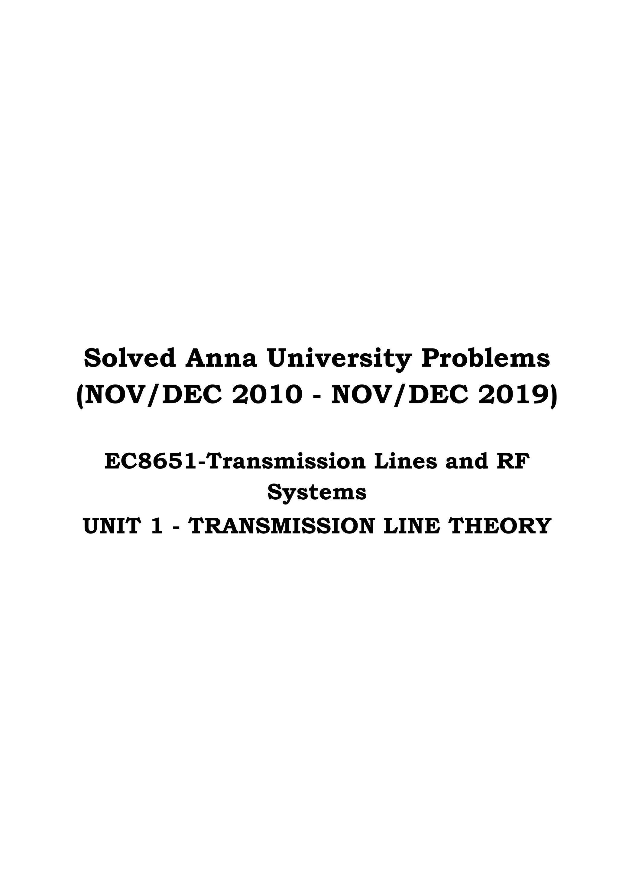 Anna University Solved Problems- UNIT 1.pdf