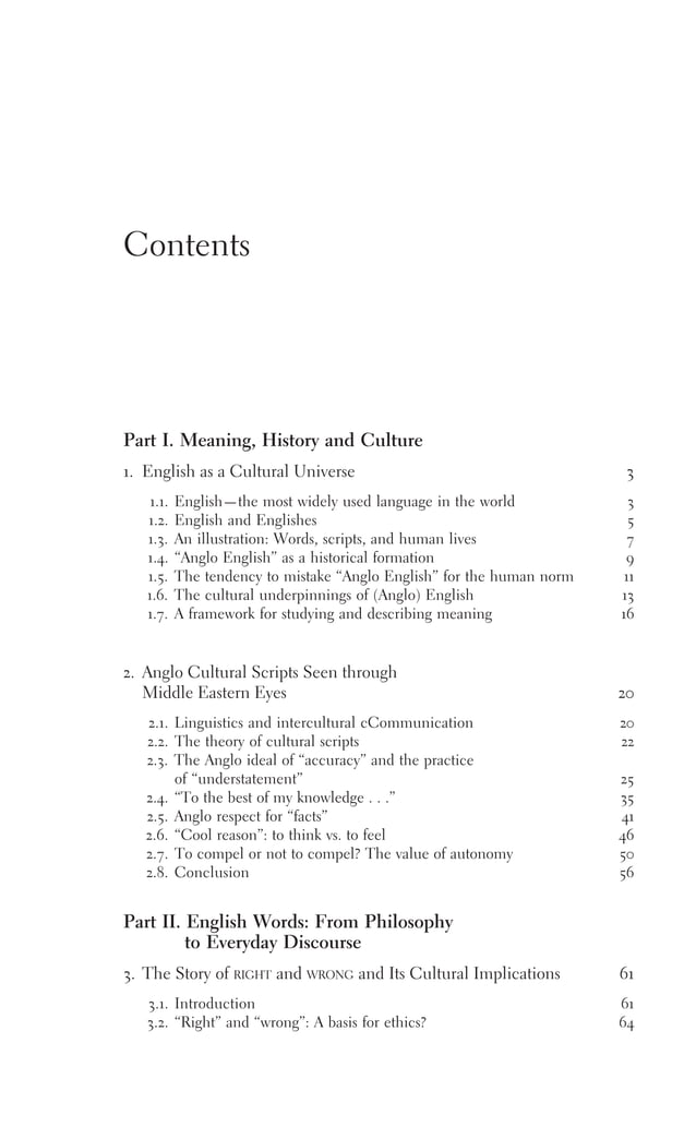 Anna wierzbicka english meaning and culture | PDF