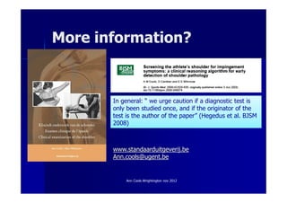 Ann cools 1 clinical exam [compatibiliteitsmodus] | PPT