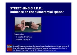 Ann cools 2 internal impingement [compatibiliteitsmodus] | PDF