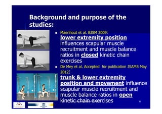 Ann cools 3 scapular rehab [compatibiliteitsmodus] | PDF