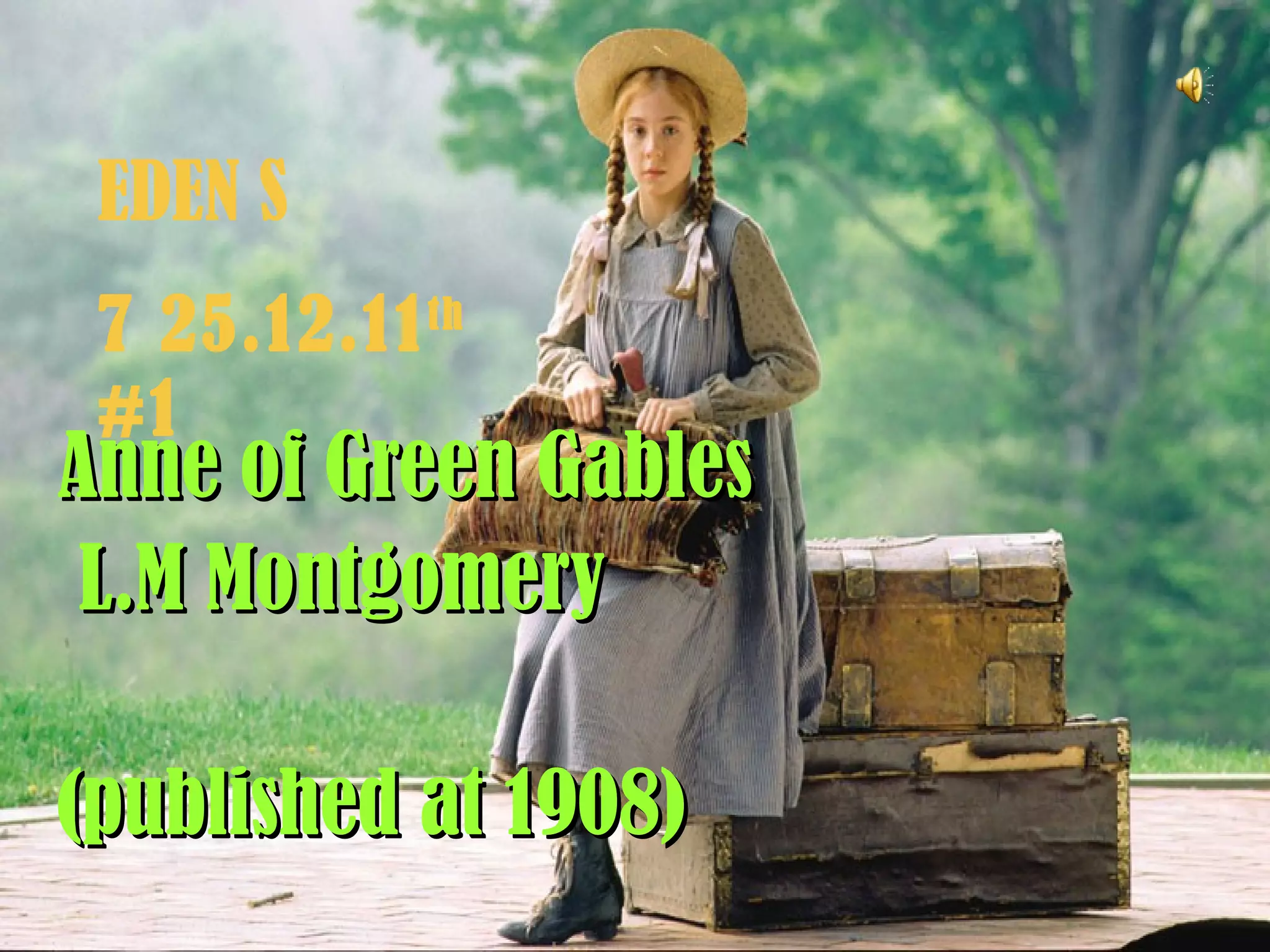 Anne of green gables | PPT