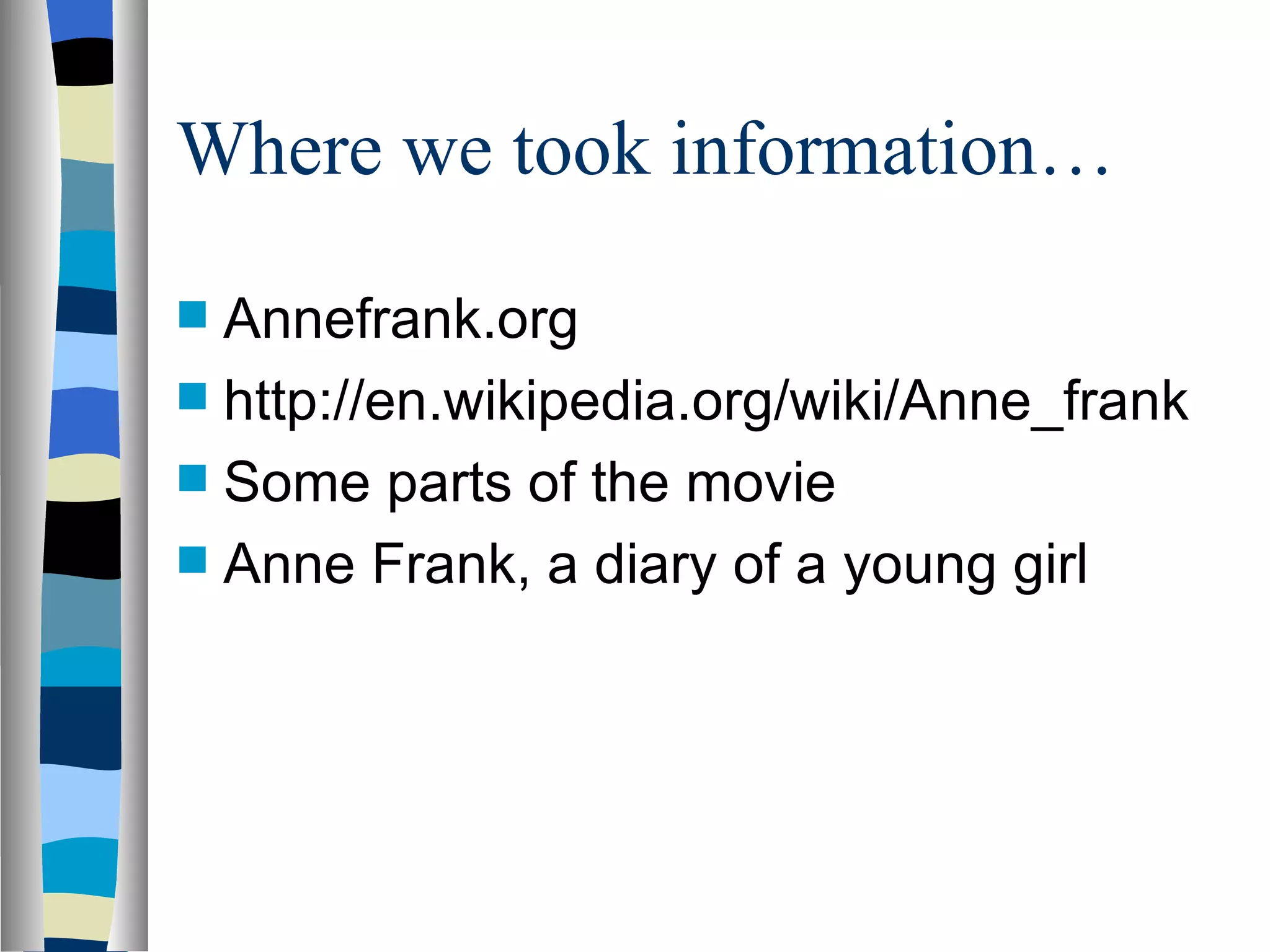 Anne Frank | PPT