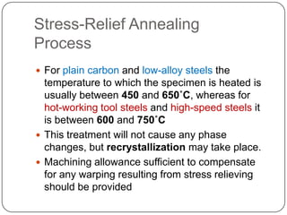 Annealing , normalizing , quenching , martensitic transformation (1) | PPTX