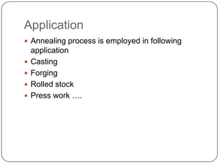 Annealing , normalizing , quenching , martensitic transformation (1) | PPTX
