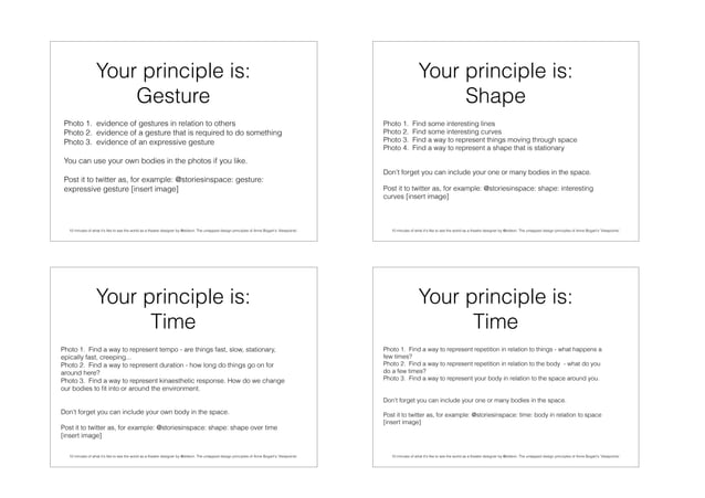 Anne Bogart 'Viewpoints' as Design Principles | PDF | Design | Fine Art