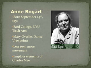 Anne Bogart's Viewpoints | PPTX