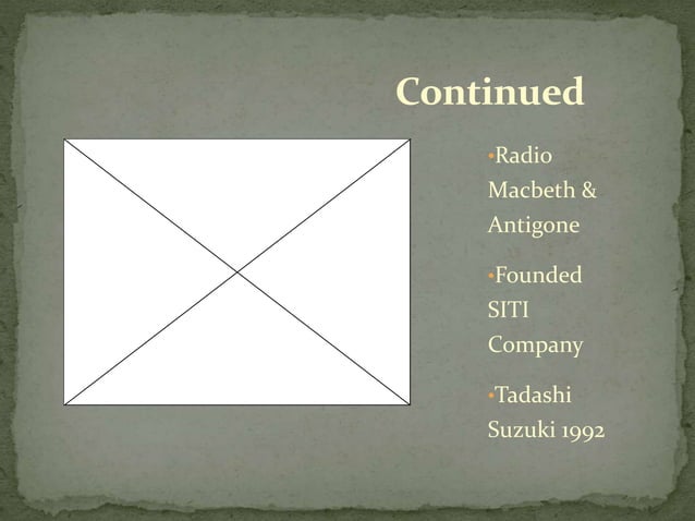 Anne Bogart's Viewpoints | PPT