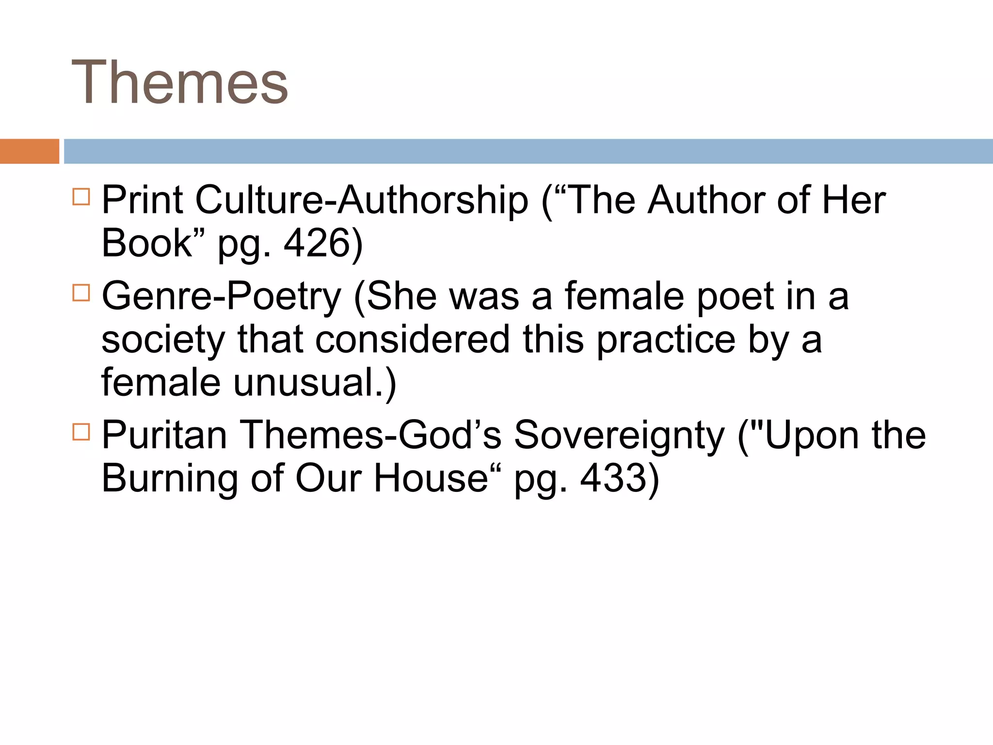 Anne Bradstreet | PPT