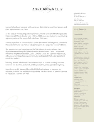 Anne bremner bio | PDF