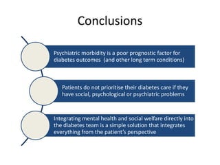 Anne doherty and carol gayle - diabetes and mental health | PPT