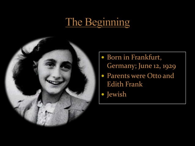 Anne frank | PPT