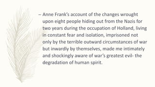 Anne frank | PPTX