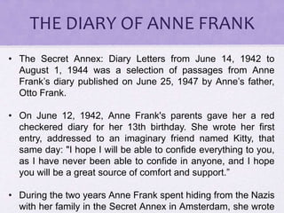 Anne frank | PPTX