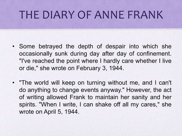 Anne frank | PPT