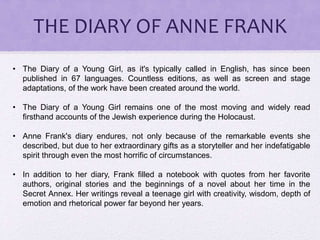 Anne frank | PPTX