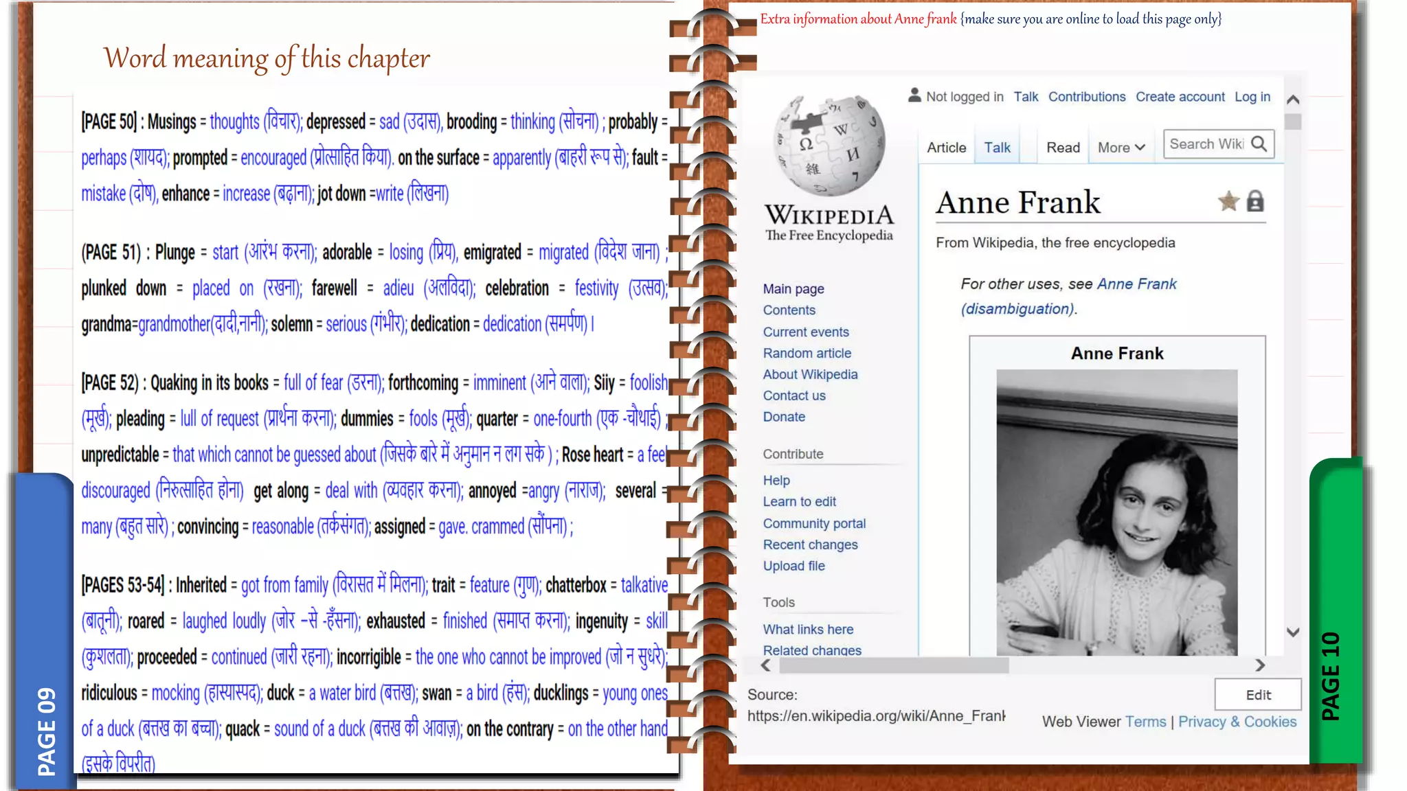From the diary of anne Frank class 10 ppt | PPTX