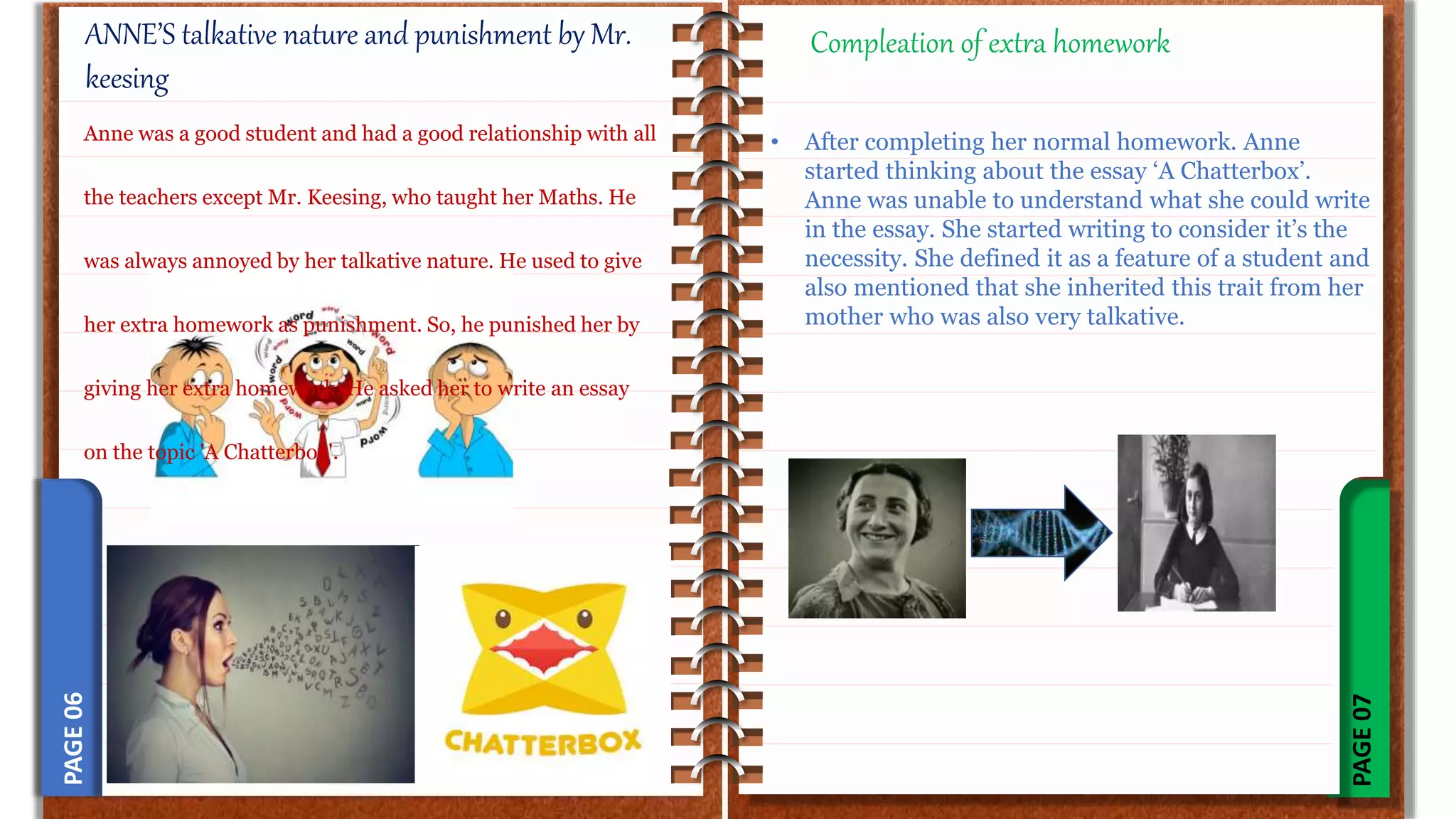 From the diary of anne Frank class 10 ppt | PPTX
